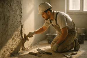 Réaliser un enduit de mortier : astuces pour vos murs intérieurs et ...