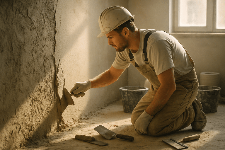 Réaliser un enduit de mortier : astuces pour vos murs intérieurs et ...