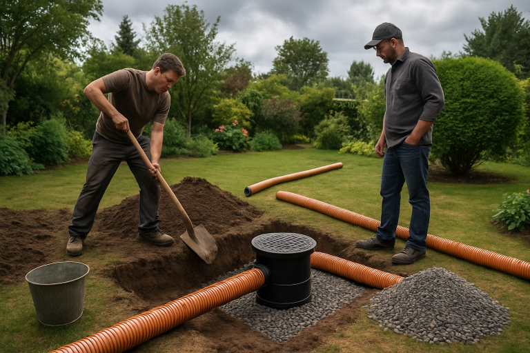 Installer un puisard : guide pratique pour une évacuation efficace des ...