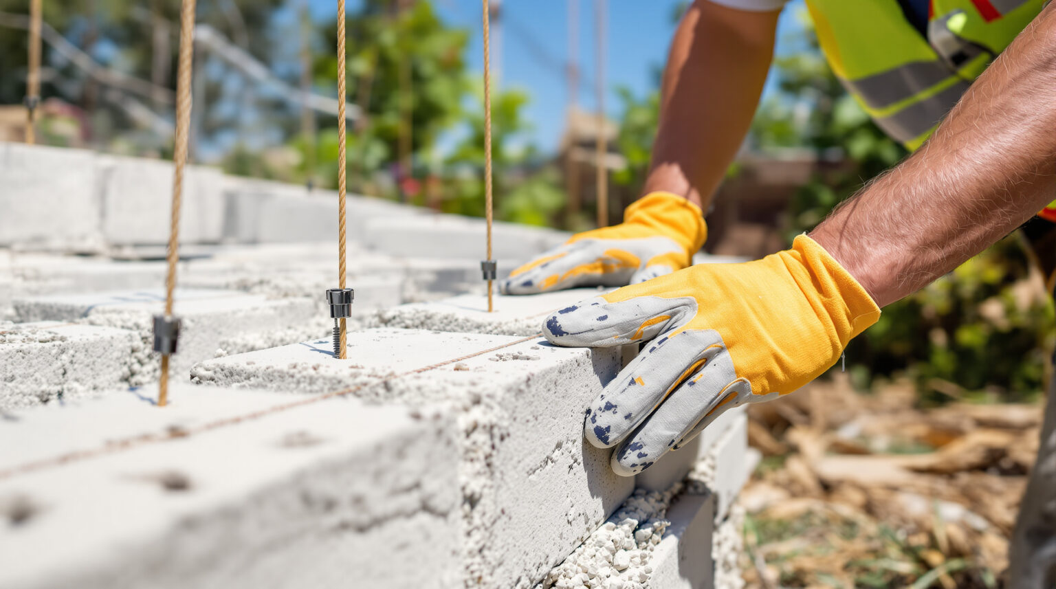 Construire un muret solide en parpaings : guide pratique